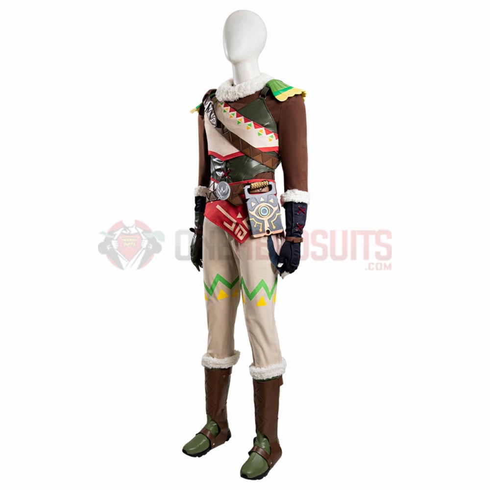 The Legend of Zelda BOTW Cosplay Costumes Link Snowquill Set Top Level ...