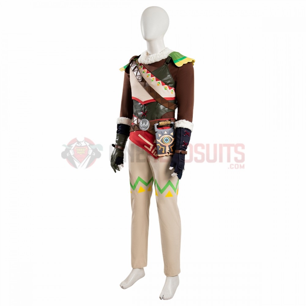 The Legend of Zelda BOTW Cosplay Costumes Link Snowquill Set Top Level ...
