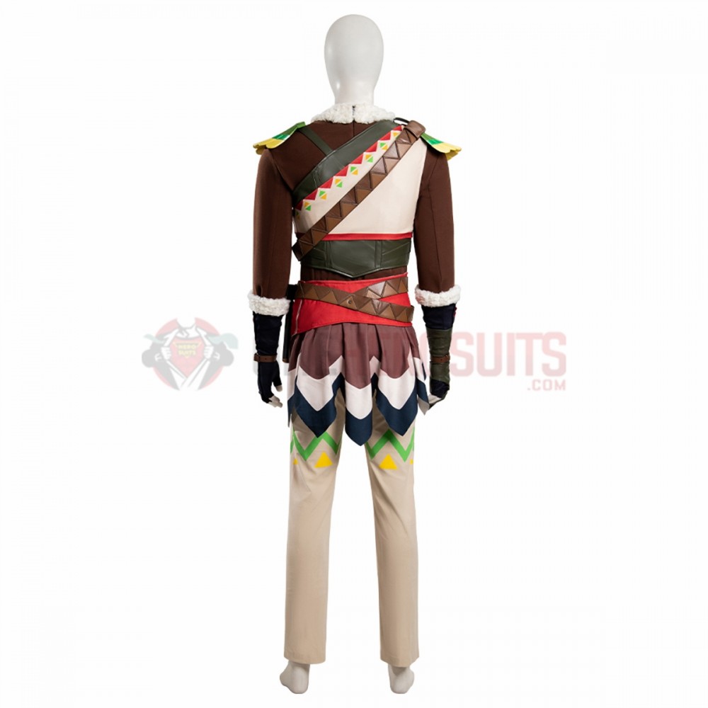 The Legend of Zelda BOTW Cosplay Costumes Link Snowquill Set Top Level ...