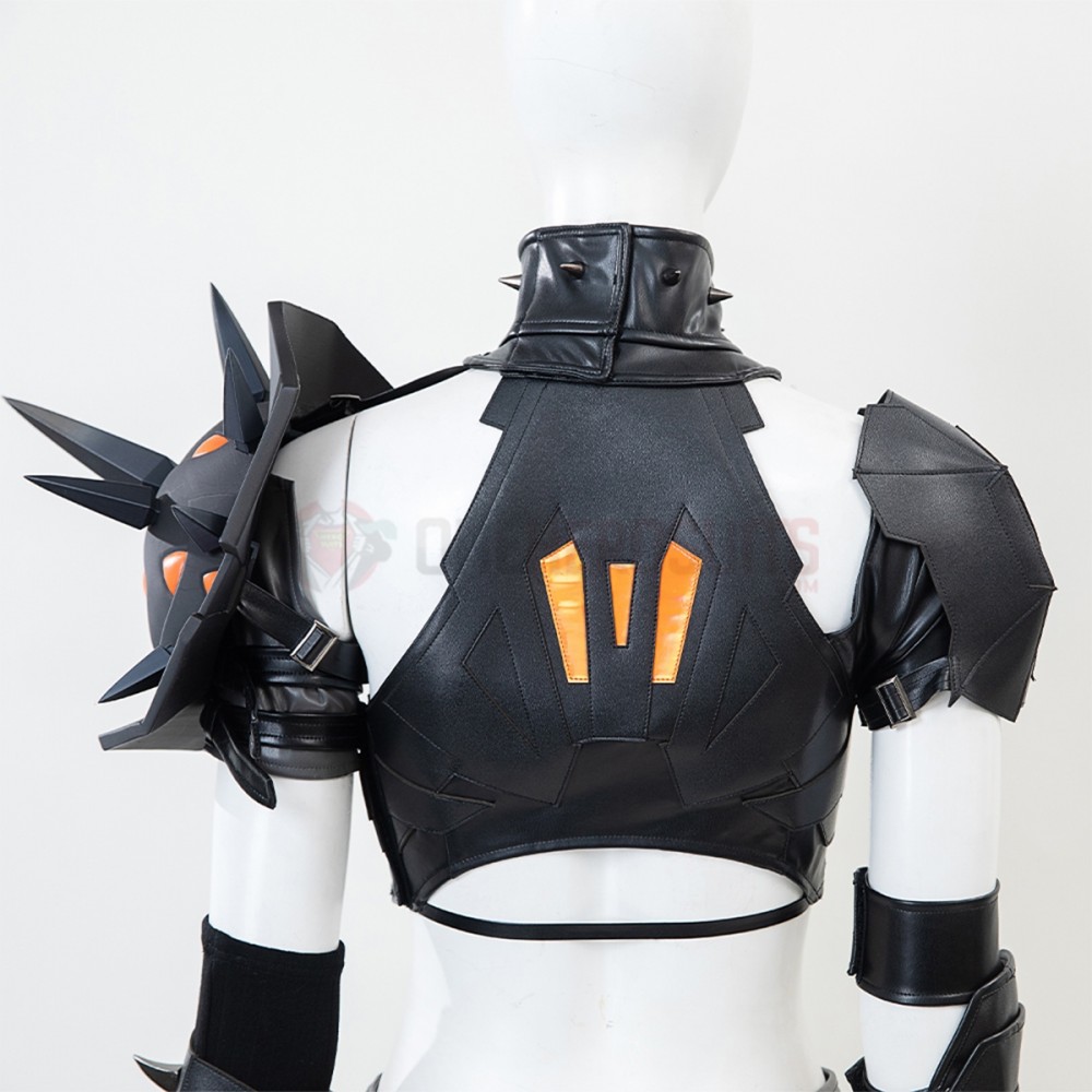 Marvel Rivals Magik Cosplay Costumes Illyana Rasputine Leather Top ...