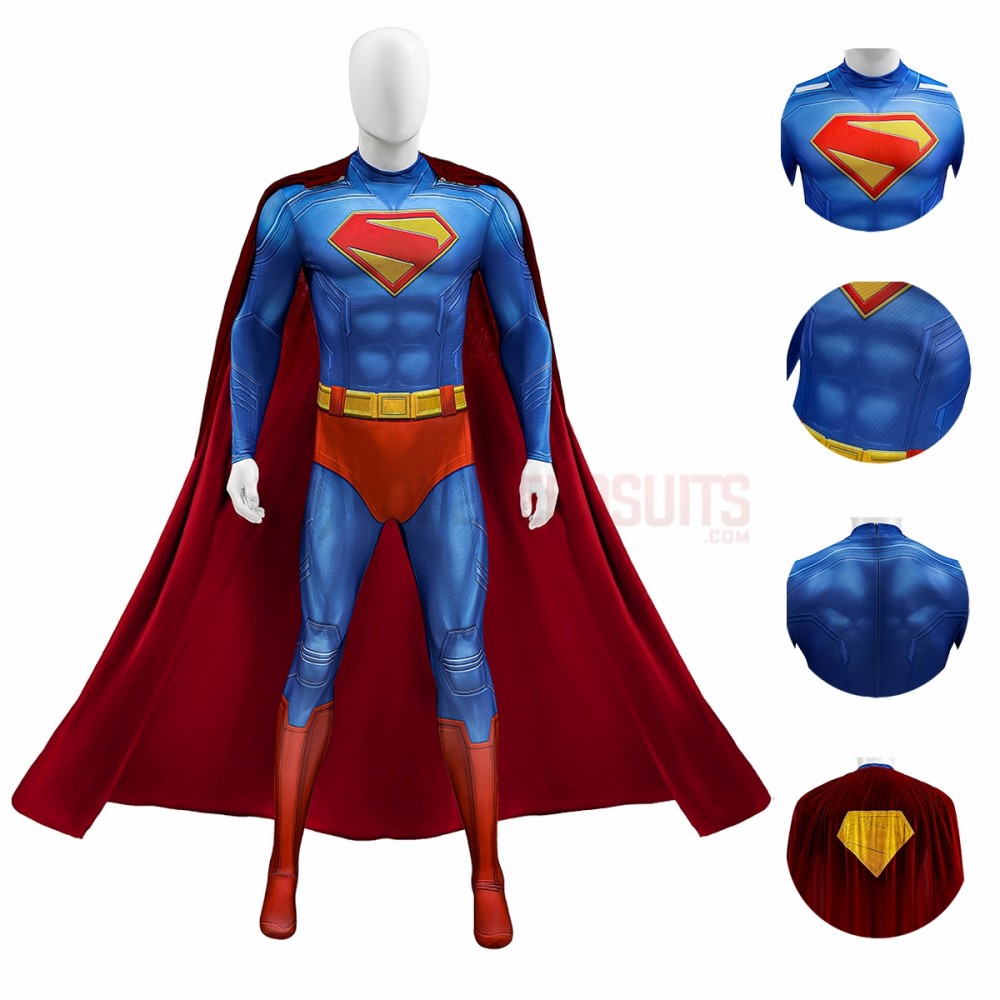 2025 Clark Kent Legacy Cosplay Costumes Clark Kent Jumpsuits