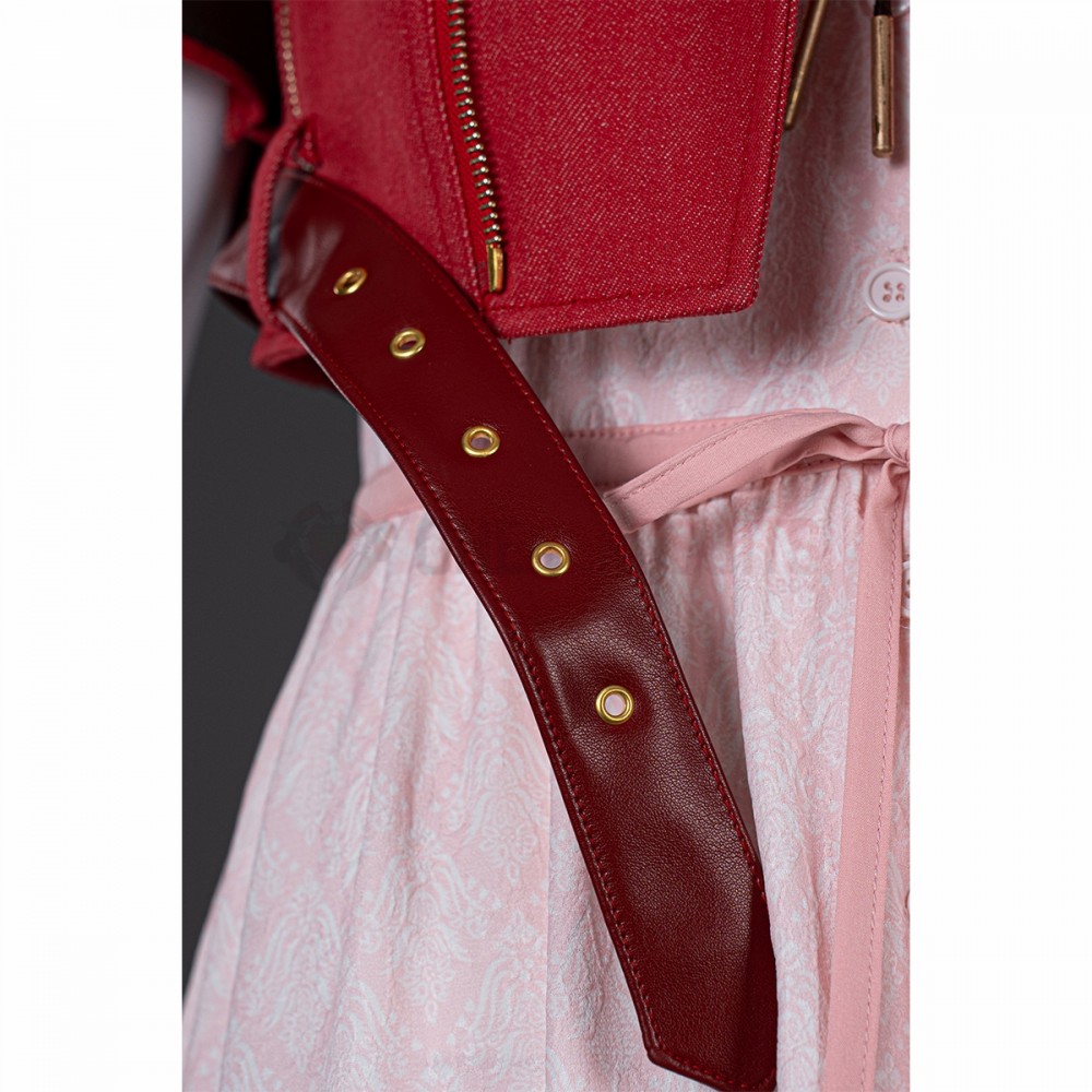 Final Fantasy VII Remake Cosplay Costumes Aerith Gainsborough Suits Top ...