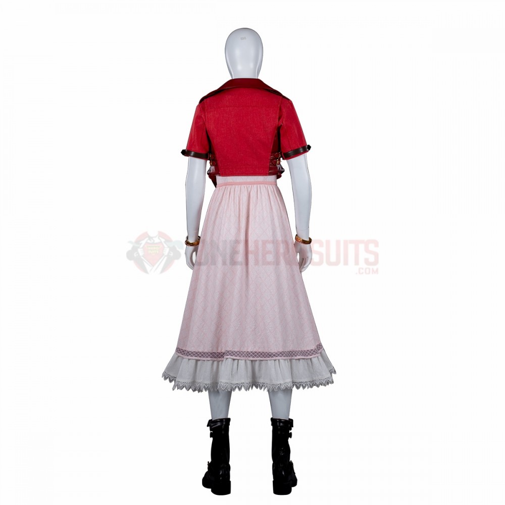 Final Fantasy VII Remake Cosplay Costumes Aerith Gainsborough Suits Top ...