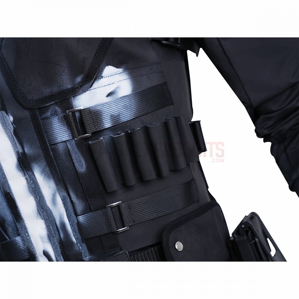 Daredevil Born Again The Punisher Cosplay Costumes Frank Castle Top ...