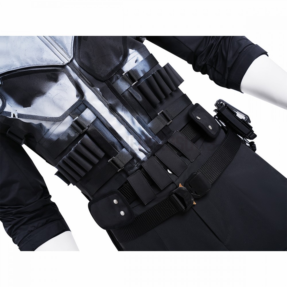 Daredevil Born Again The Punisher Cosplay Costumes Frank Castle Top ...