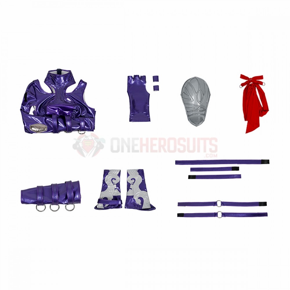 Marvel Rivals Psylocke Cosplay Costumes Kwannon Halloween Female Suits