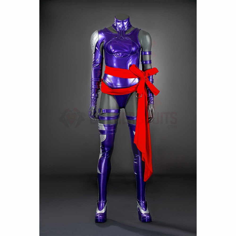 Marvel Rivals Psylocke Cosplay Costumes Kwannon Halloween Female Suits