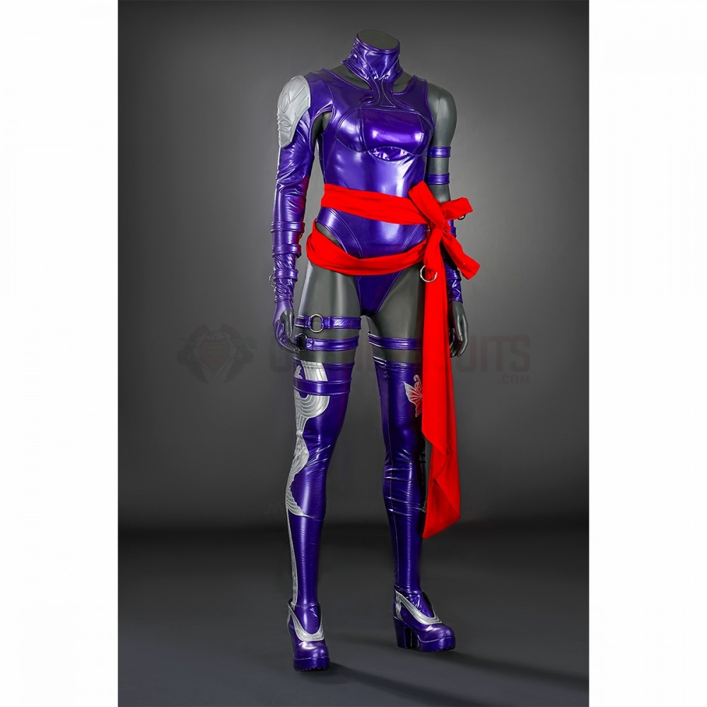 Marvel Rivals Psylocke Cosplay Costumes Kwannon Halloween Female Suits