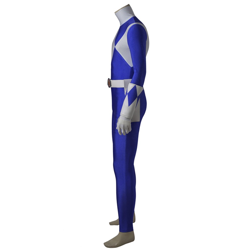 Blue Ranger Cosplay Costumes Mighty Morphin Power Rangers Cosplay Suit