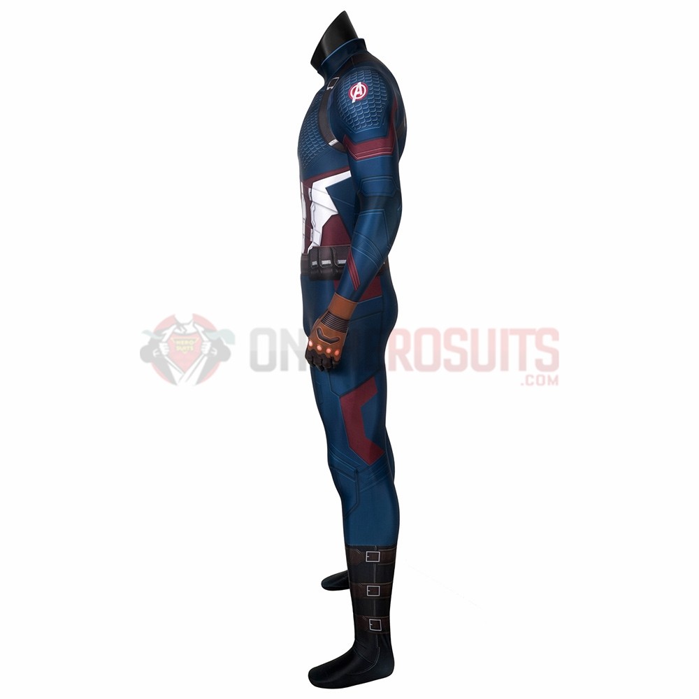 Captain America Suit Endgame Steve Rogers 3D Printed Bodysuit