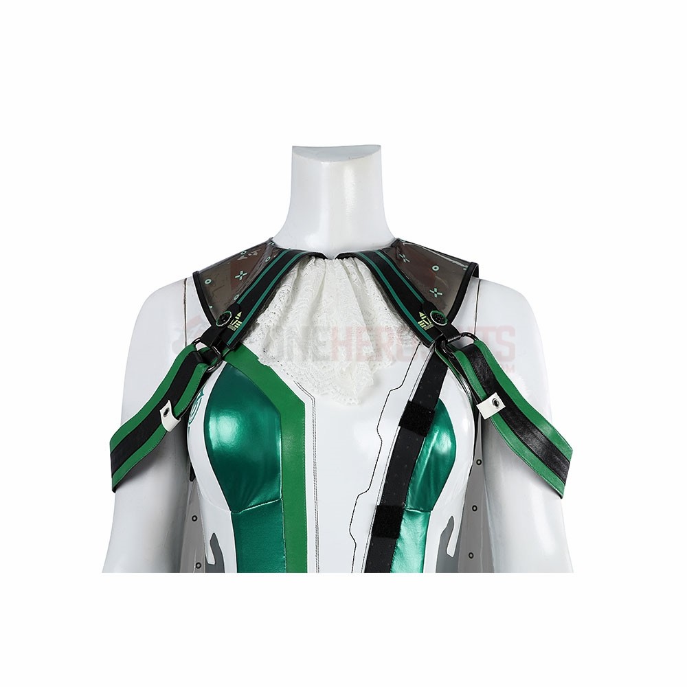 Stellar Blade EVE 07 Cosplay Costume Green Suit