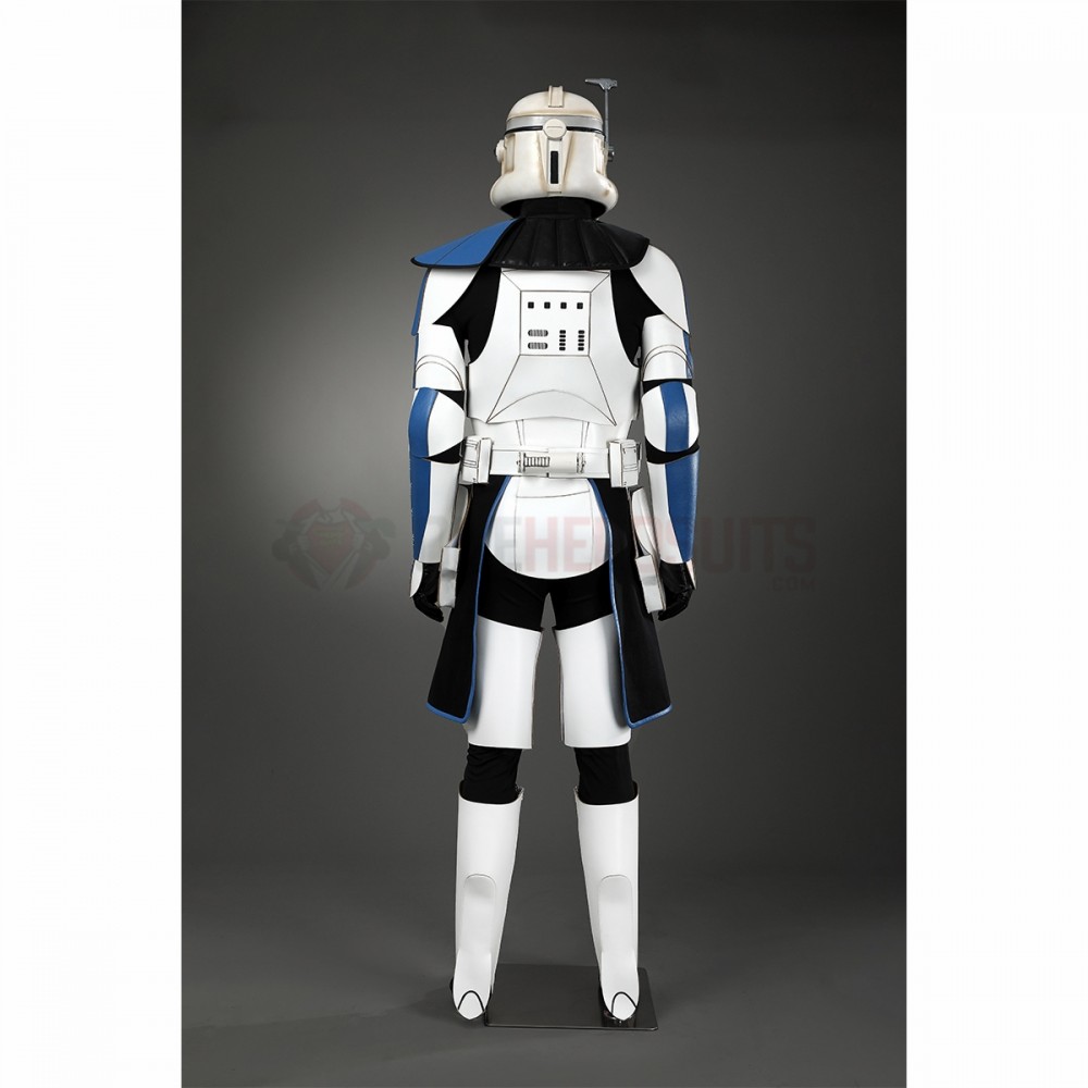 Star Wars The Clone Wars Cosplay Costume Captain Rex Suit