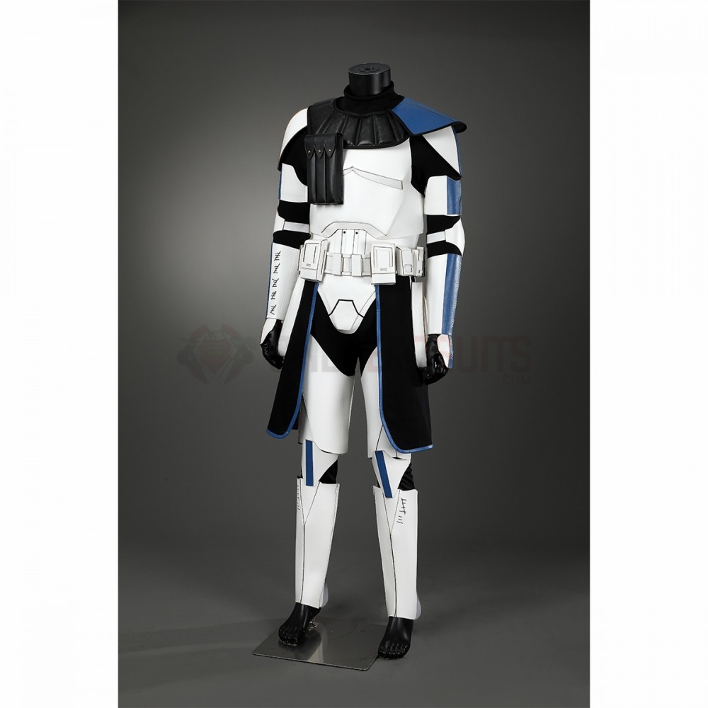 Star Wars The Clone Wars Cosplay Costume Captain Rex Suit