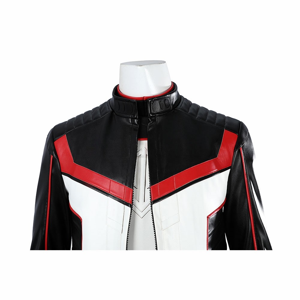 Mister Terrific Cosplay Costume White Leather Suit