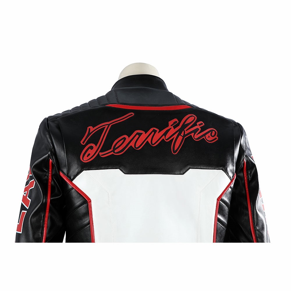 Mister Terrific Cosplay Costume White Leather Suit