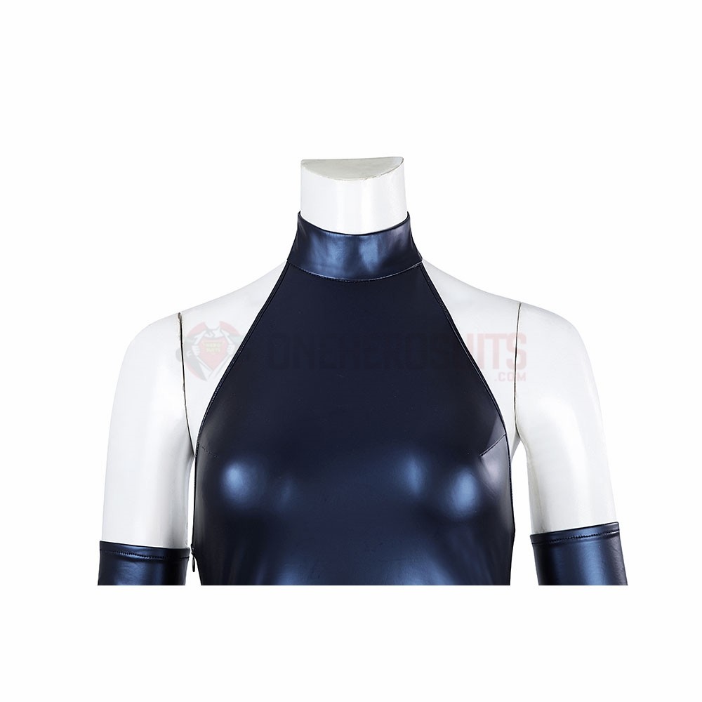 Raven Rachel Roth New Earth Cosplay Costume Hooded Cape Suit