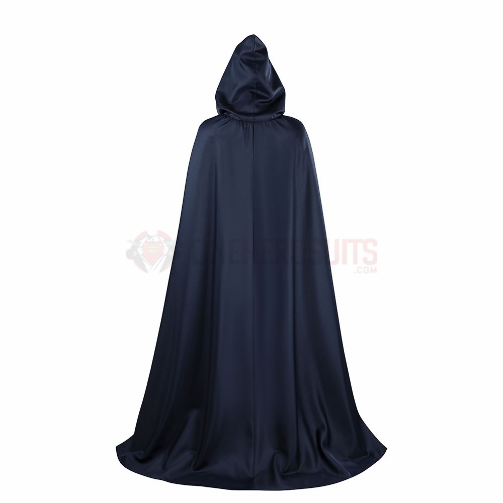 Raven Rachel Roth New Earth Cosplay Costume Hooded Cape Suit