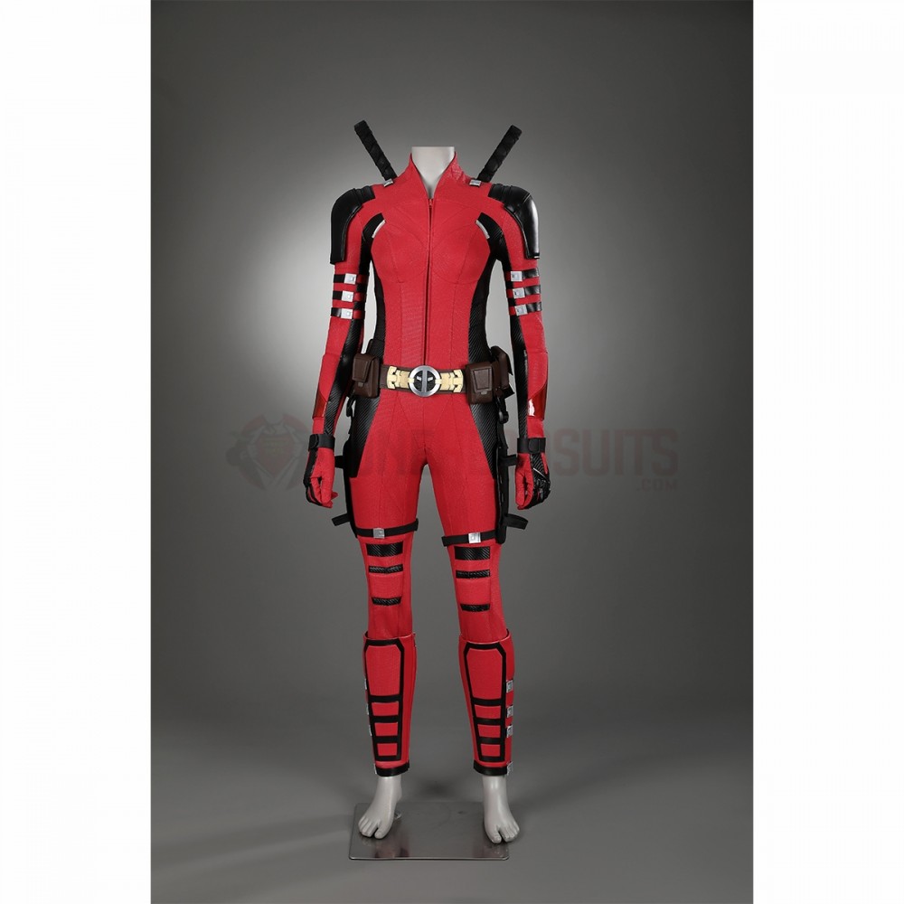 Lady Deadpool Cosplay Costumes Deadpool 3 Female Top Level Suits