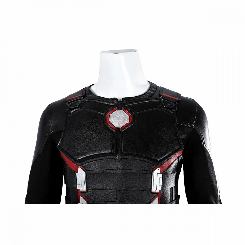 Deadpool & Wolverine Cosplay Costume Blade Black Leather Suit