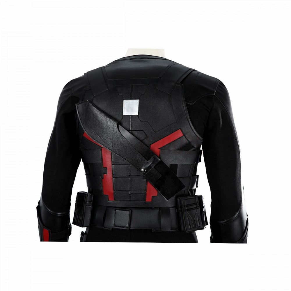 Deadpool & Wolverine Cosplay Costume Blade Black Leather Suit