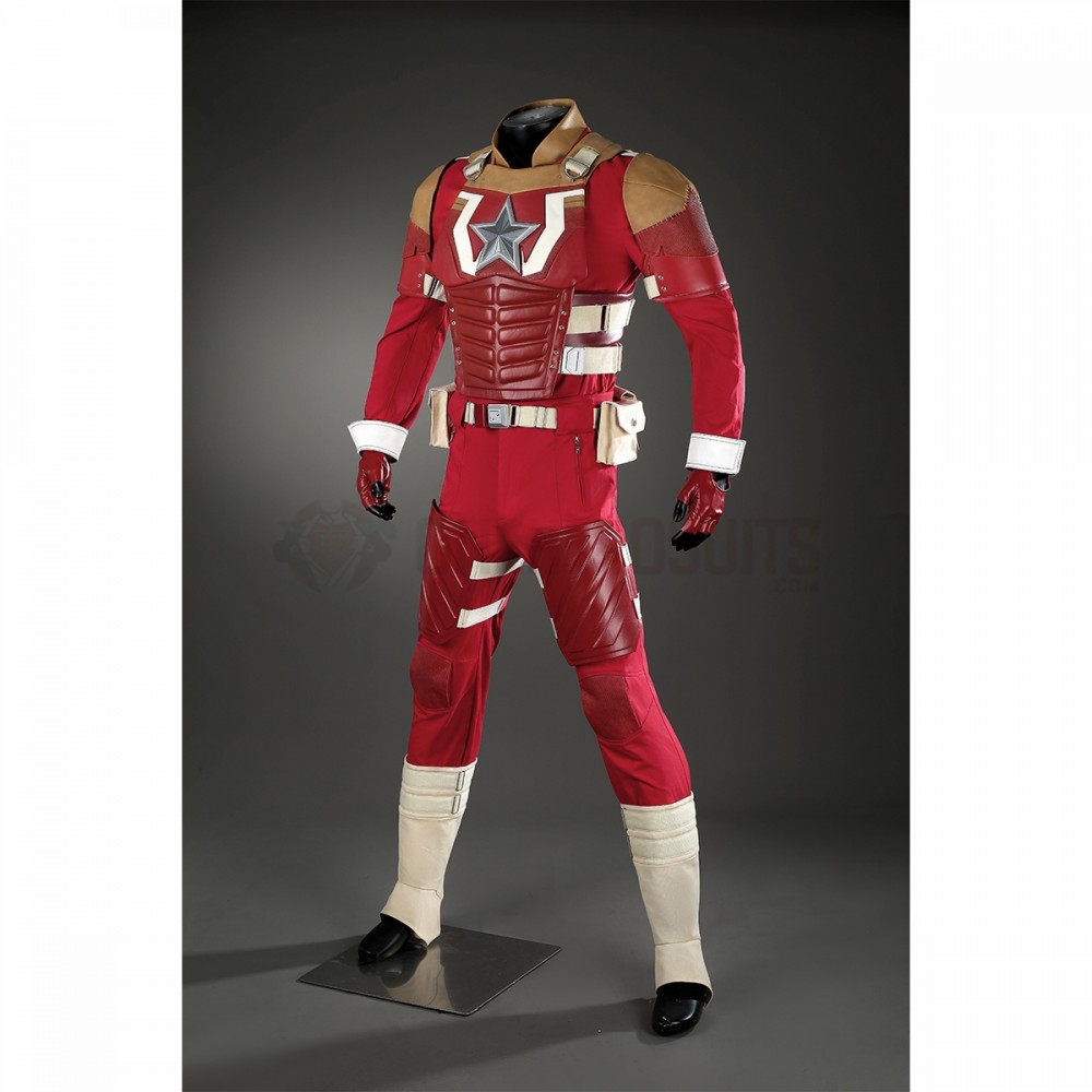 Thunderbolts Cosplay Costume Red Guardian Suit