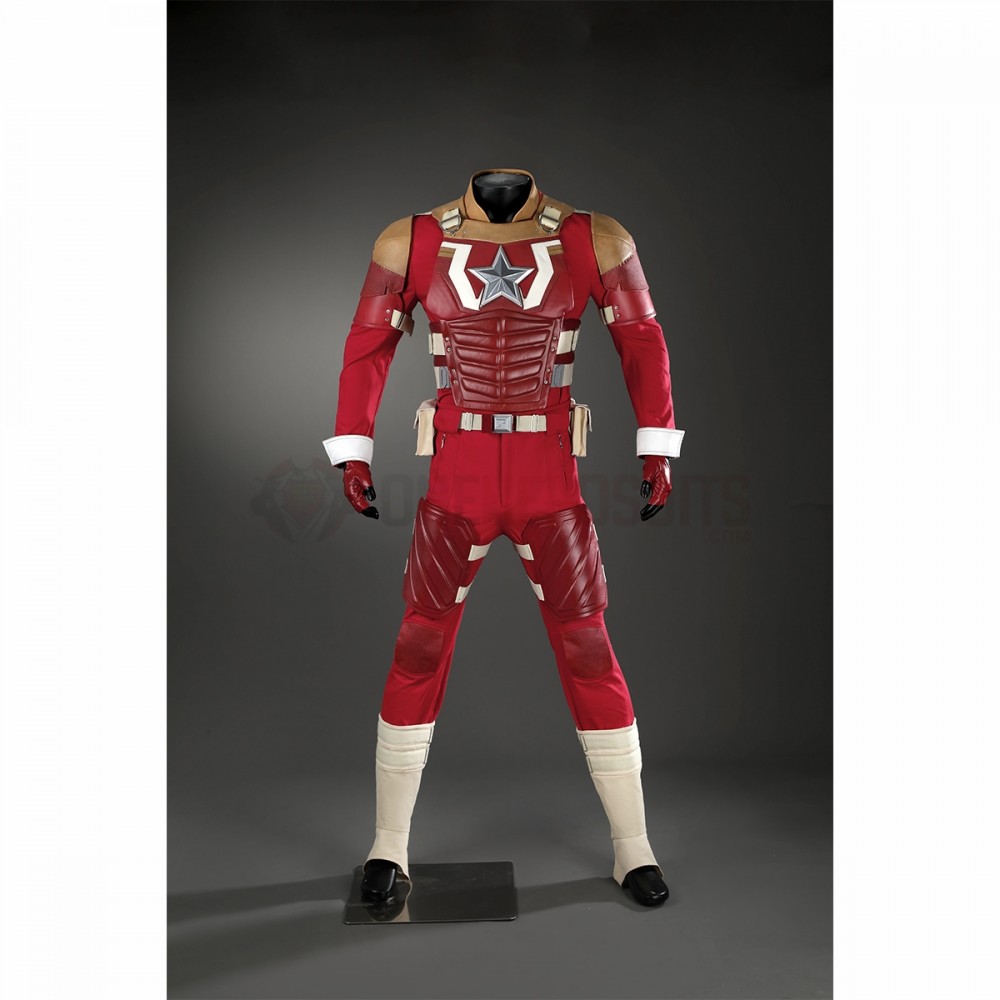 Thunderbolts Cosplay Costume Red Guardian Suit
