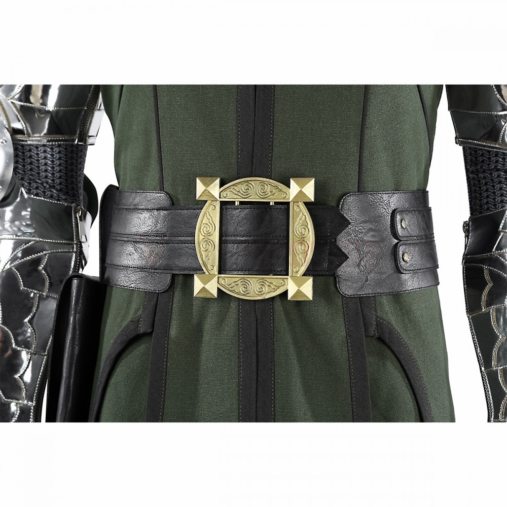 Doctor Doom Cosplay Costumes Victor von Doom Green Suits With Cloak