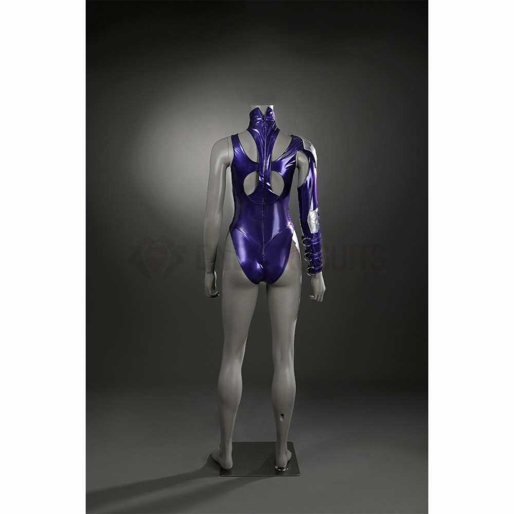 Marvel Rivals Cosplay Costumes Psylocke Purple Leather Cosplay Suits