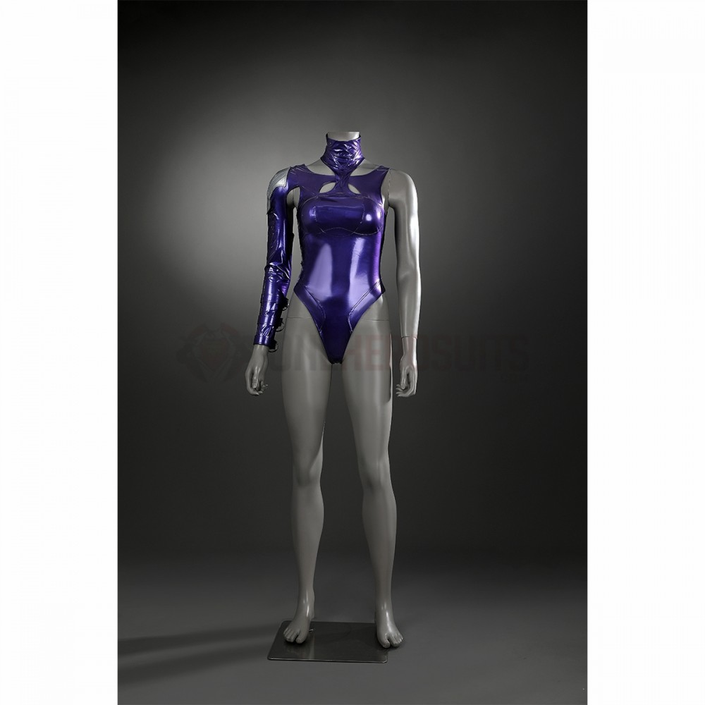 Marvel Rivals Cosplay Costumes Psylocke Purple Leather Cosplay Suits