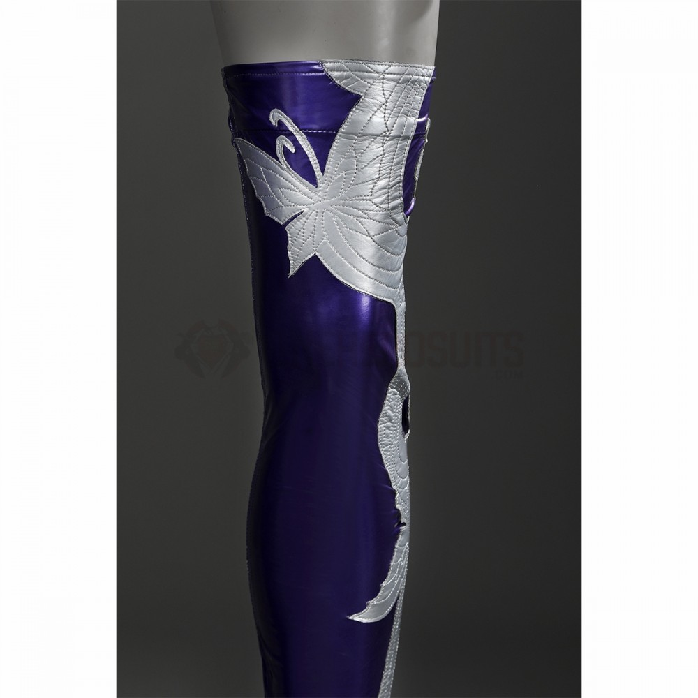 Marvel Rivals Cosplay Costumes Psylocke Purple Leather Cosplay Suits