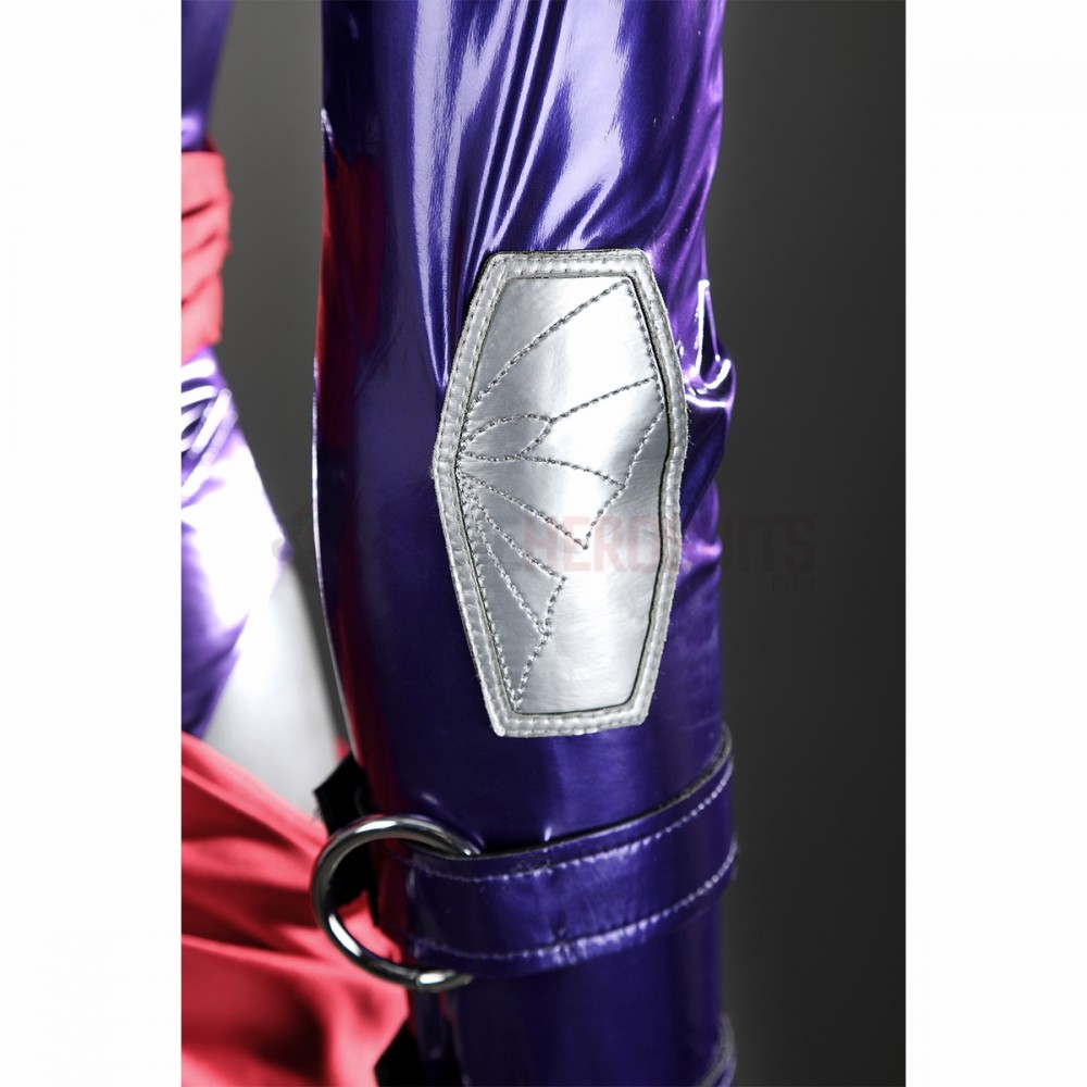 Marvel Rivals Cosplay Costumes Psylocke Purple Leather Cosplay Suits