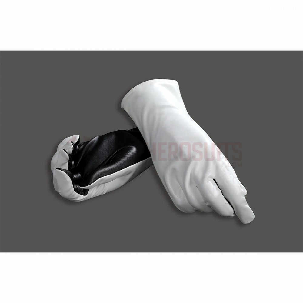 gray cosplay gloves
