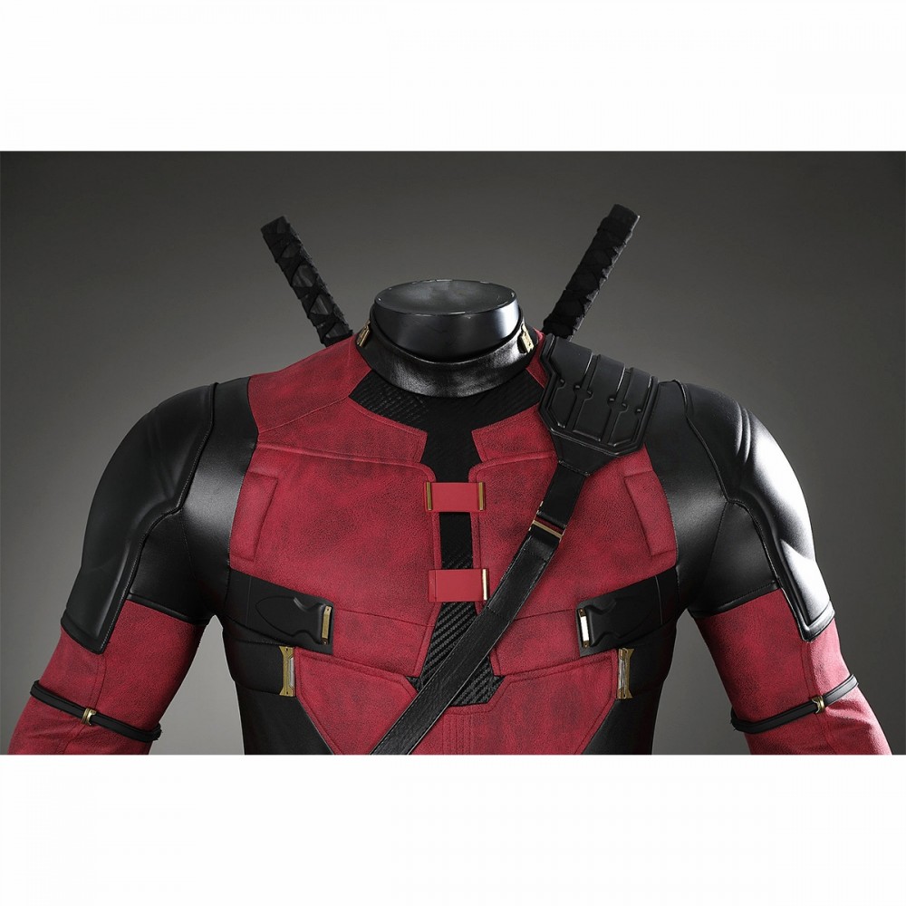 Deadpool 3 Wade Wilson Cosplay Costumes Leather Top Level Suits