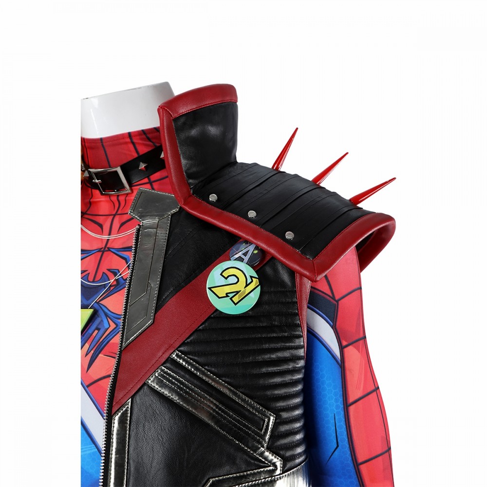 Marvel Rivals Spider-Man Cosplay Costume Spider-Punk 2099 Suit