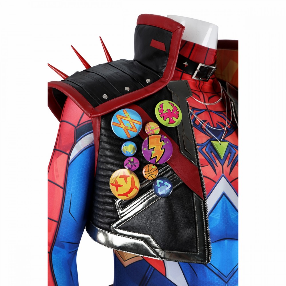 Marvel Rivals Spider-Man Cosplay Costume Spider-Punk 2099 Suit
