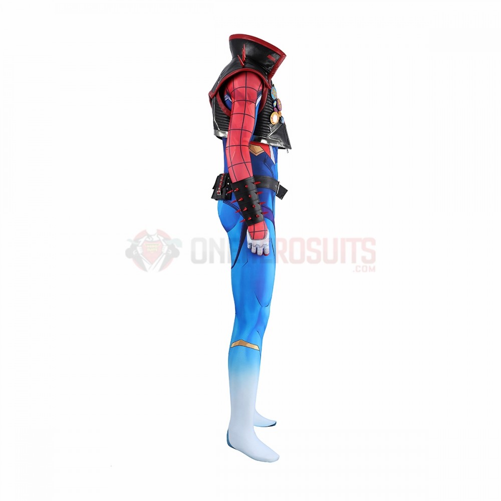 Marvel Rivals Spider-Man Cosplay Costume Spider-Punk 2099 Suit