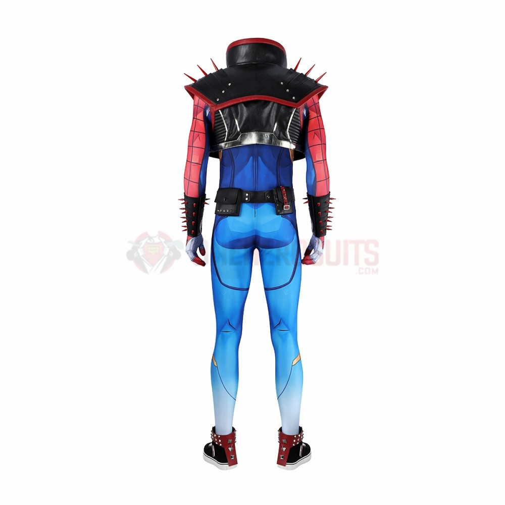 Marvel Rivals Spider-Man Cosplay Costume Spider-Punk 2099 Suit