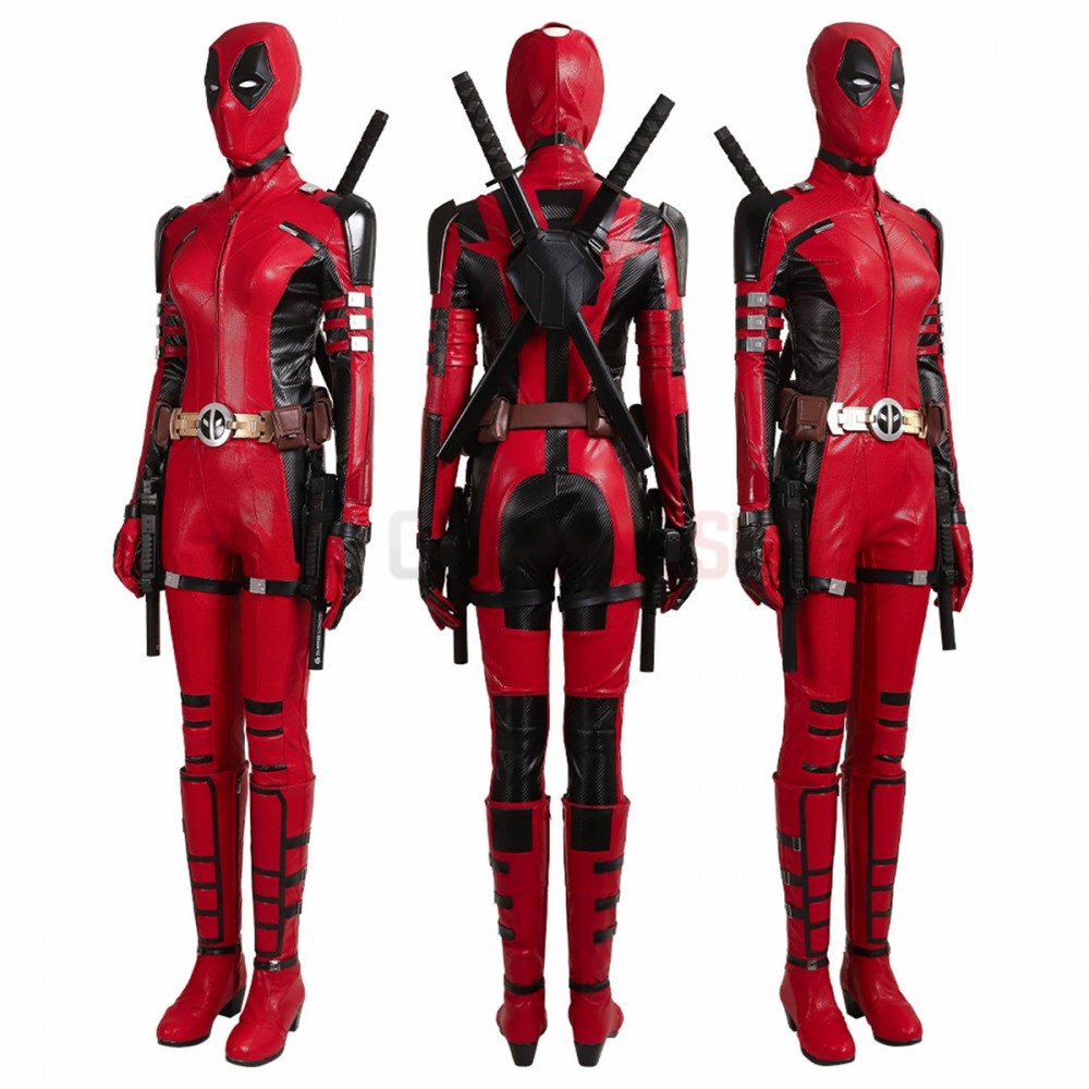 Deadpool 3 Cosplay Costumes Lady Deadpool Offset Suits