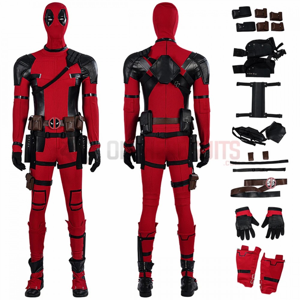 Deadpool 3 Knitted Cosplay Costumes Wade Wilson Suits