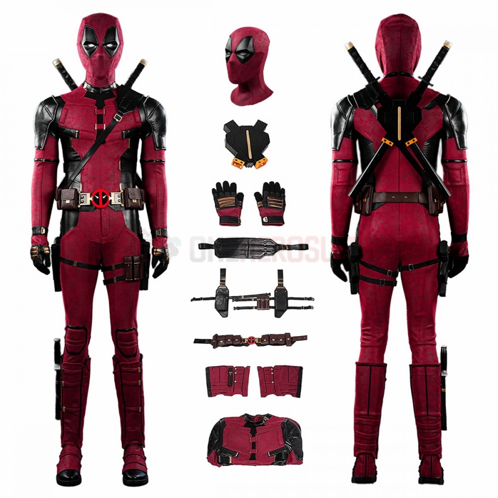 Deadpool & Wolverine Cosplay Costumes Deadpool 3 Wade Wilson Suits Top ...