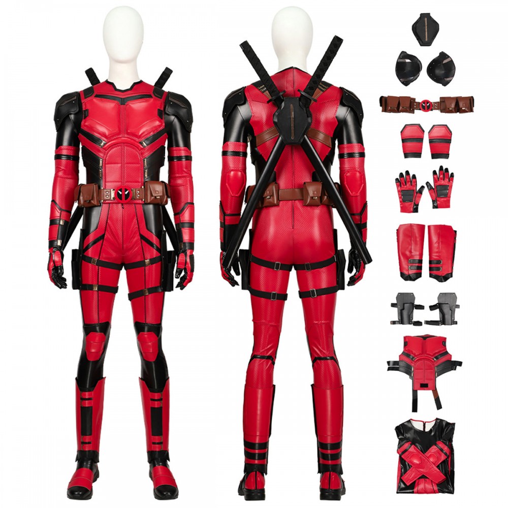 Deadpool & Wolverine Cosplay Costumes Wade Winston Wilson Top Level Suits