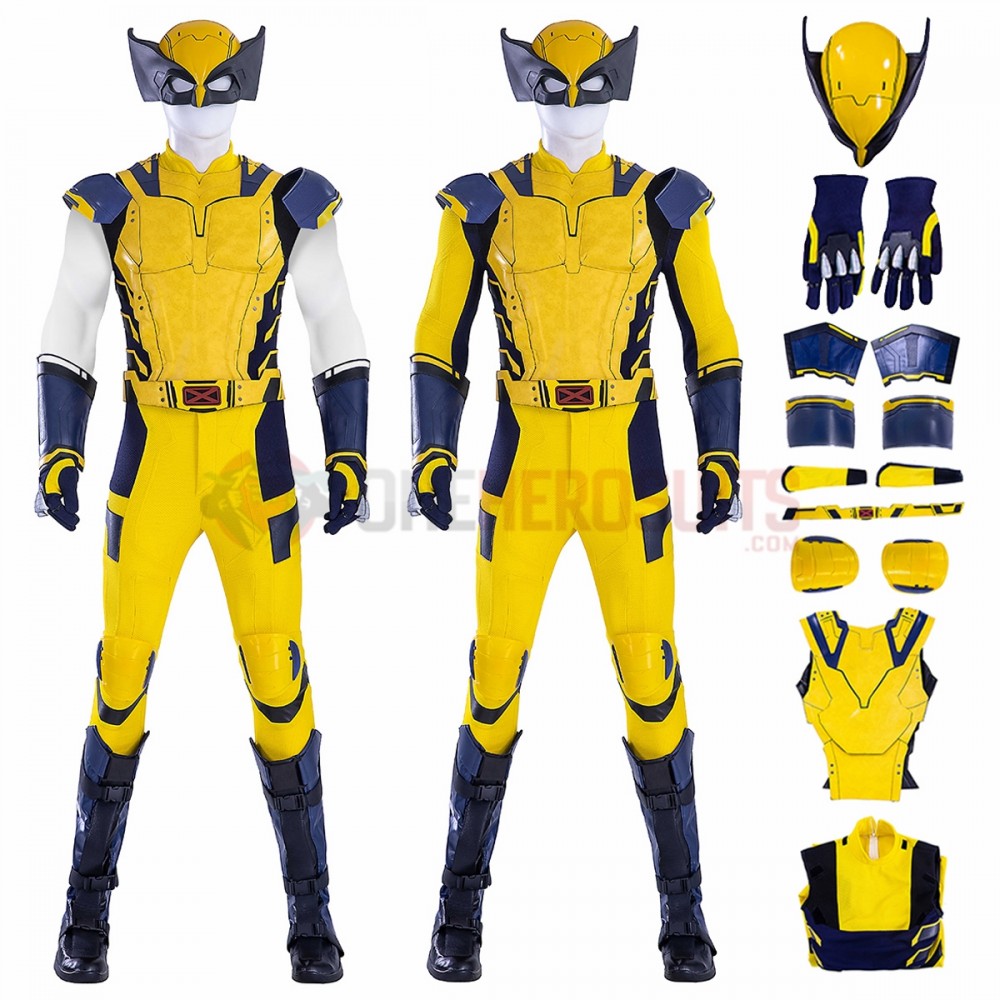 Deadpool & Wolverine Cosplay Costumes Wolverine 3D Printed Top Level Suits