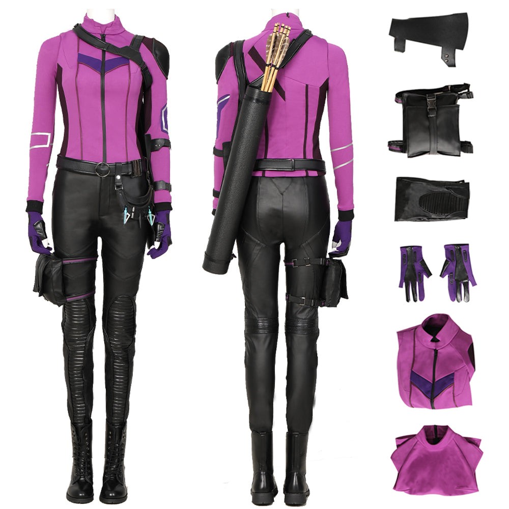 Female Hawkeye Cosplay Costumes Kate Bishop Top Level Suits