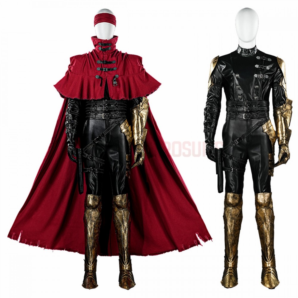 Final Fantasy VII Cosplay Costumes Vincent Valentine Suits Top Level