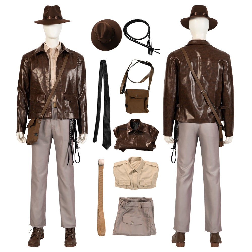 Indiana Jones Cosplay Costumes Dr Jones Top Level Suits
