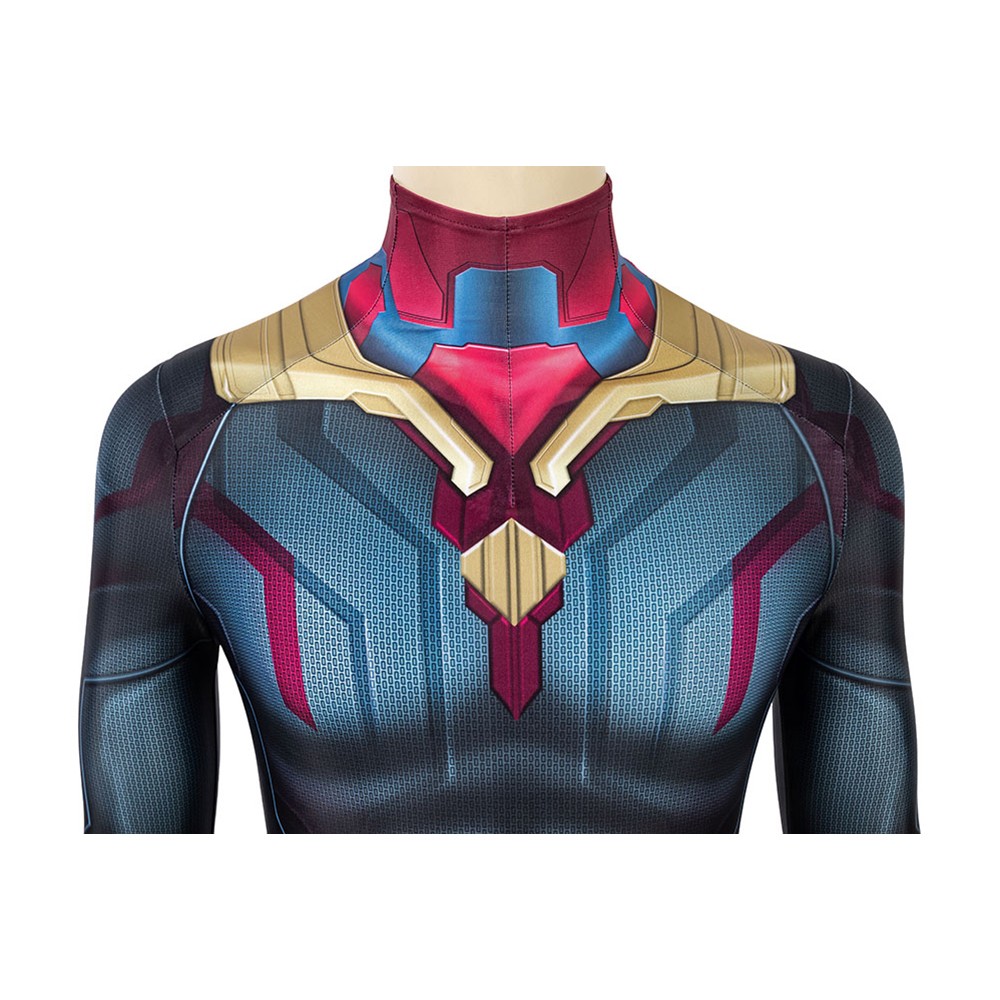 Vision Cosplay Costume The Wanda Vision Detail Printed Edition
