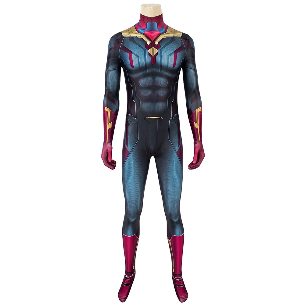Vision Cosplay Costume The Wanda Vision Detail Printed Edition