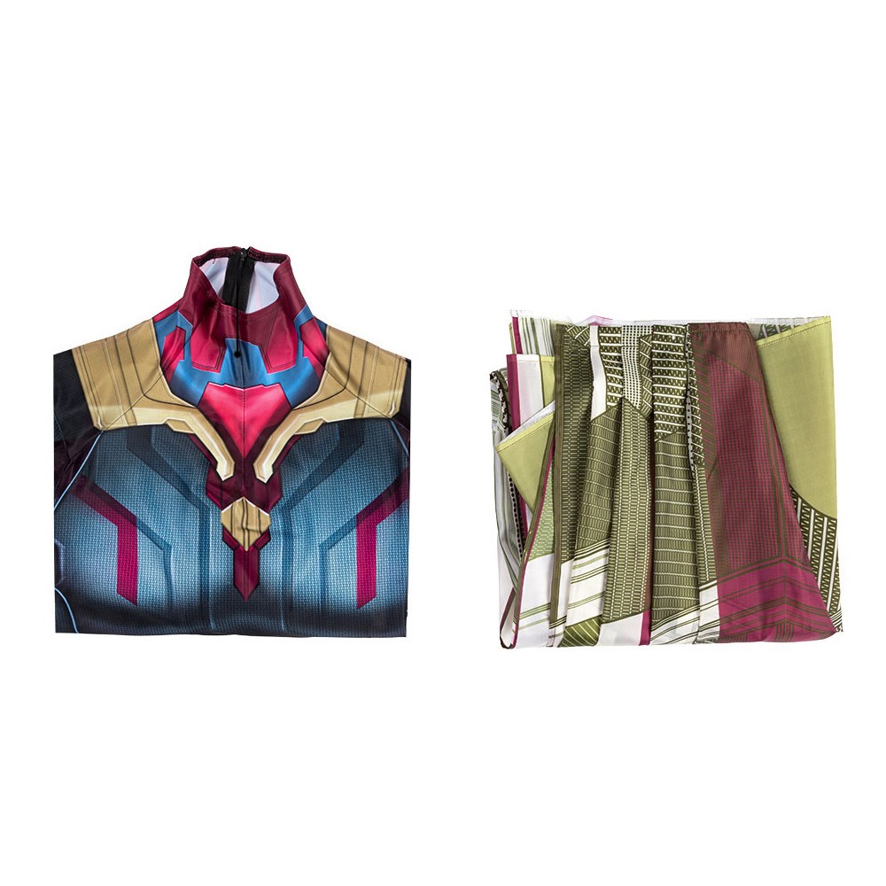 Vision Cosplay Costume The Wanda Vision Detail Printed Edition