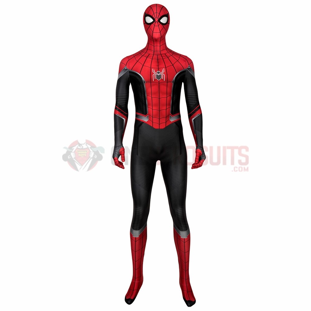 Spider-man Black and Red Suits Far From Home Spider Bodysuit