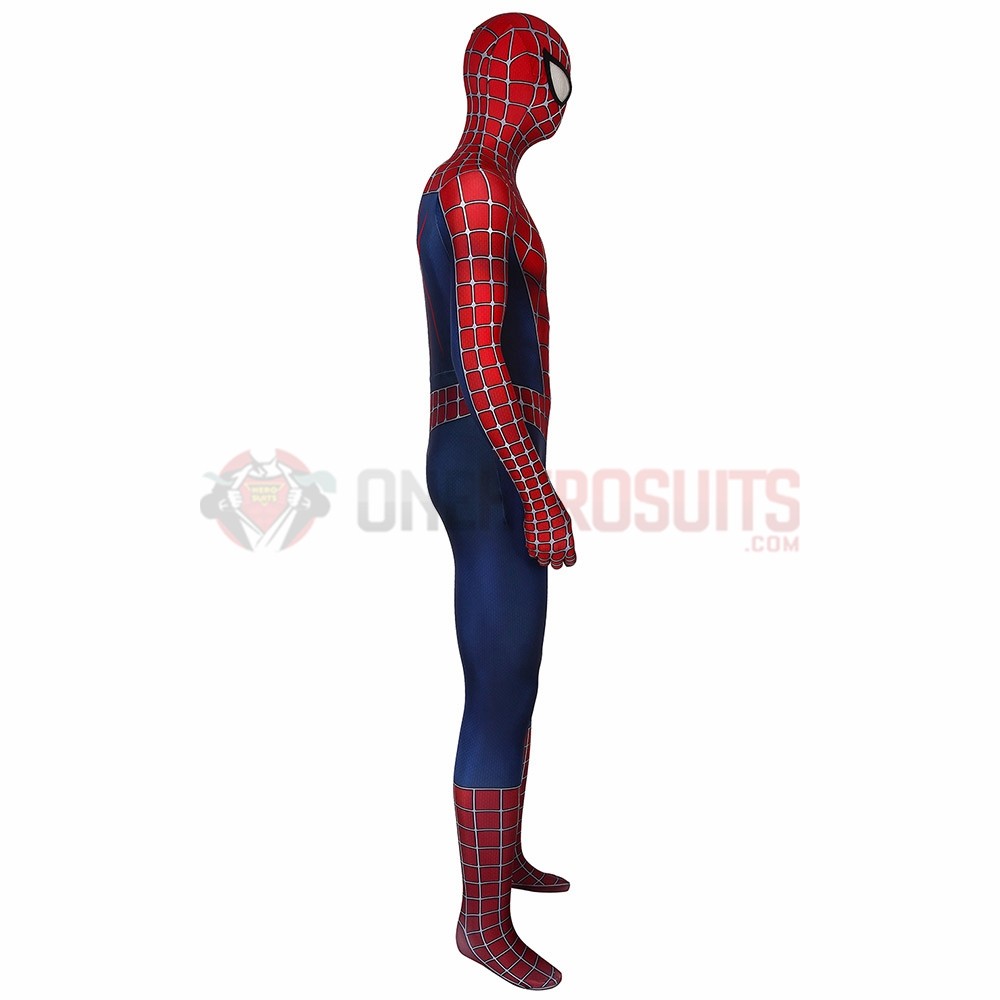 Spider-man Cosplay Costume The Classic Spider man 2 Peter Parker Red Suit